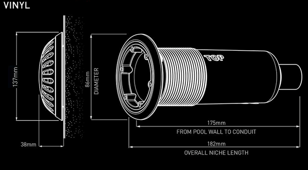 Spa Electrics Atom EMV LED Pool Light – Vinyl Series | Premium Pool ...
